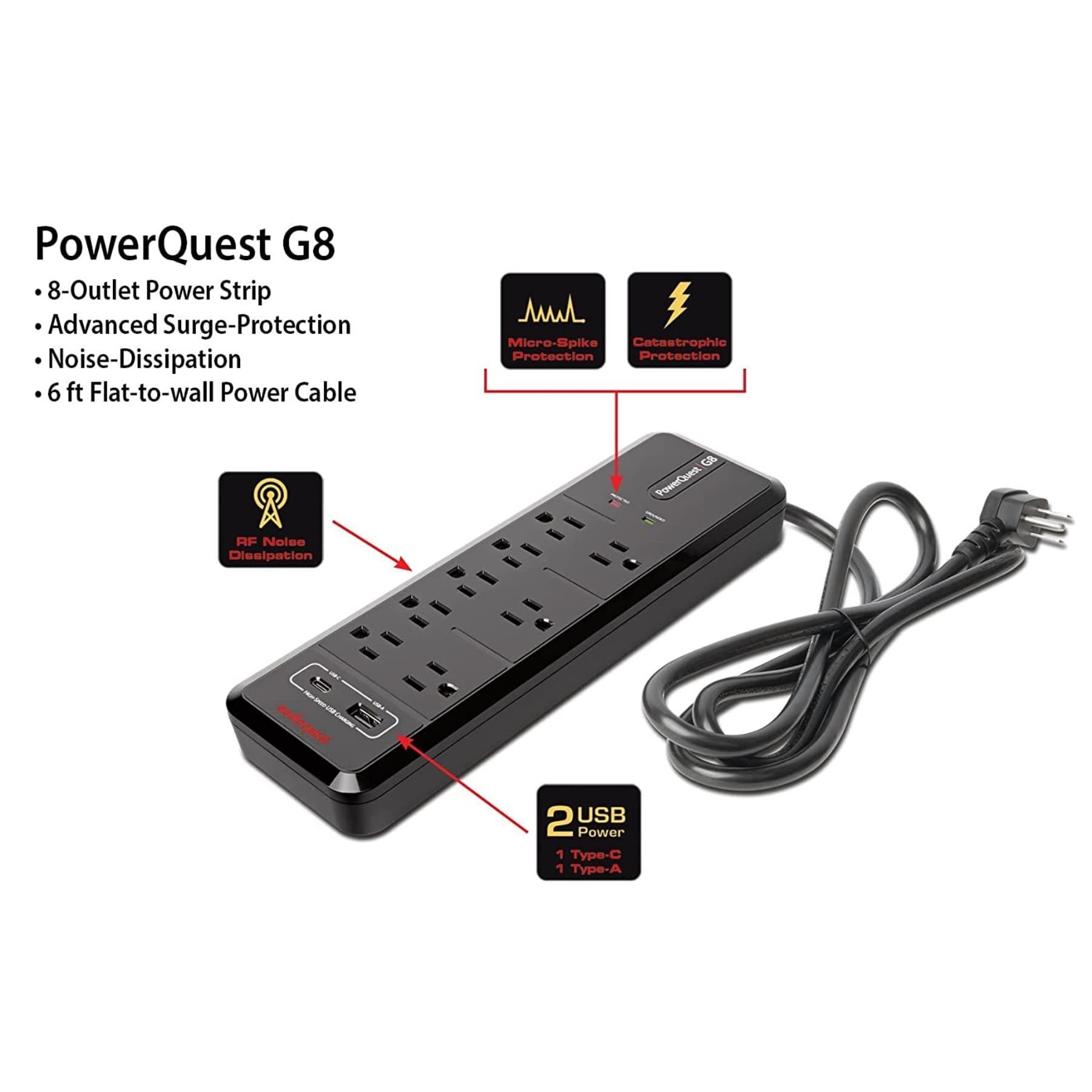 AudioQuest PowerQuest G8 Surge Protector | ListenUp