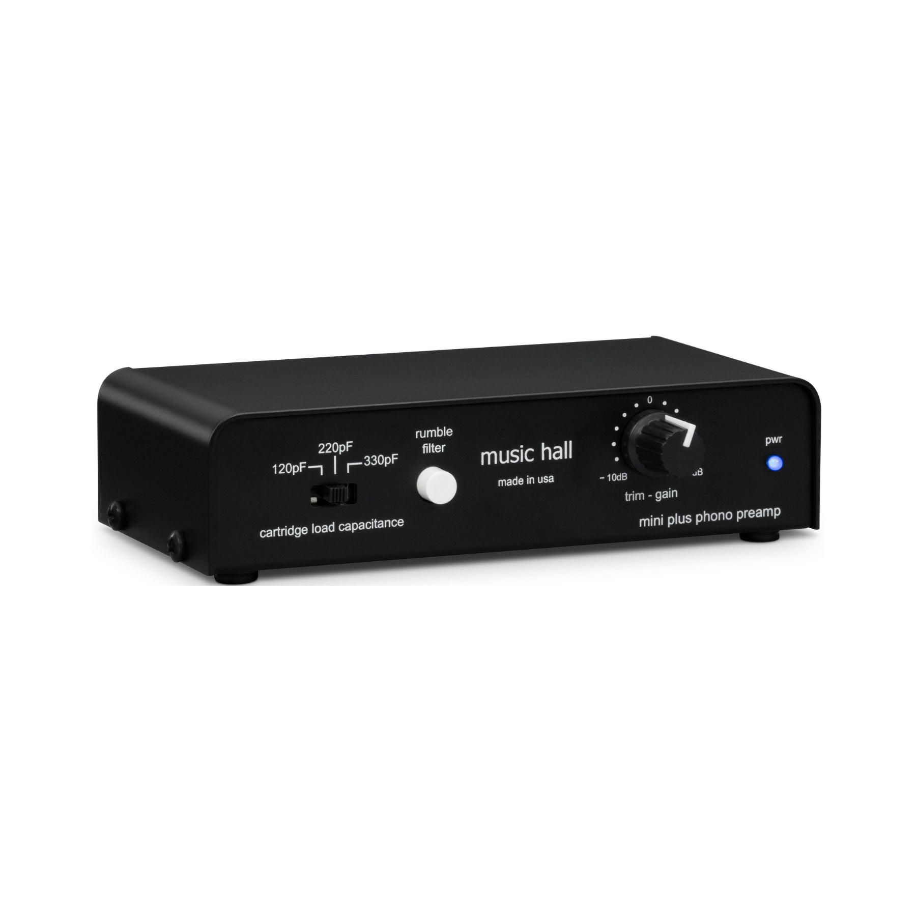 Music Hall MINI Plus Phono Preamp (Black) - Clearance / Open Box | ListenUp