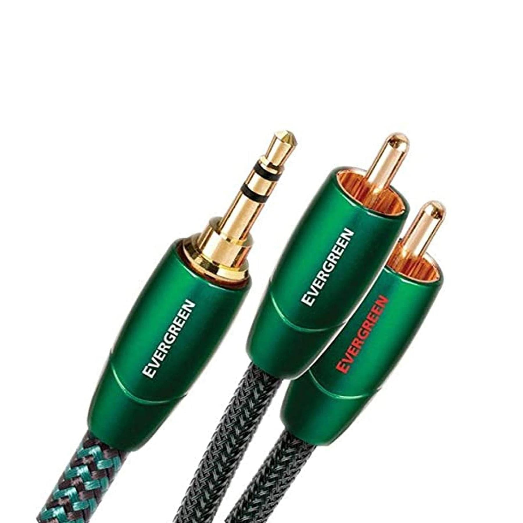 AudioQuest Evergreen, 3.5-Millimeter Headphone to RCA Male Cable | ListenUp